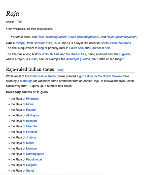 How to understand the raja kingdom – part 2: the deceptive silence ...